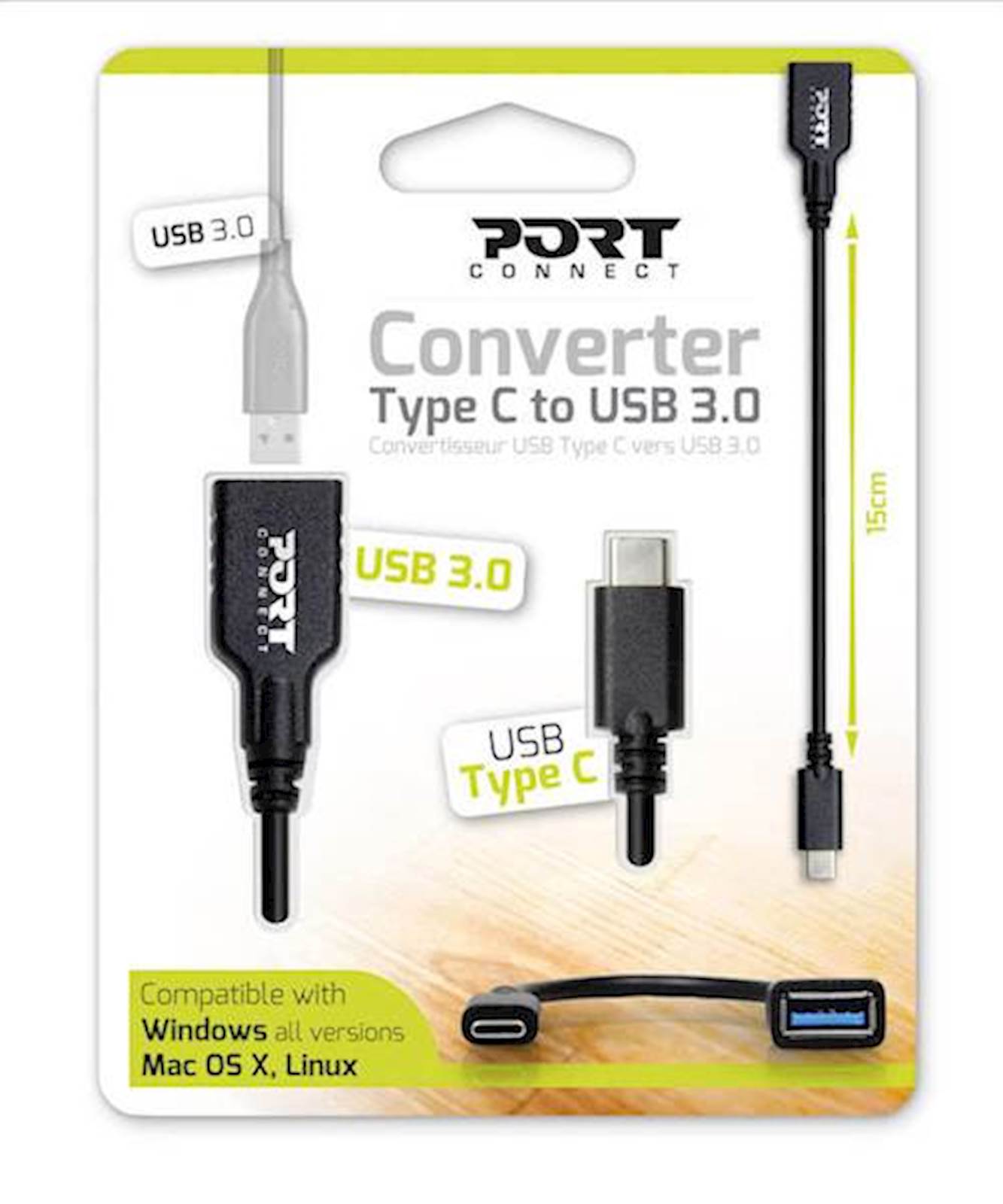 Adapter PORT USB-C u USB-A 3.0 – IMEL – Najveća domaća online trgovina ...